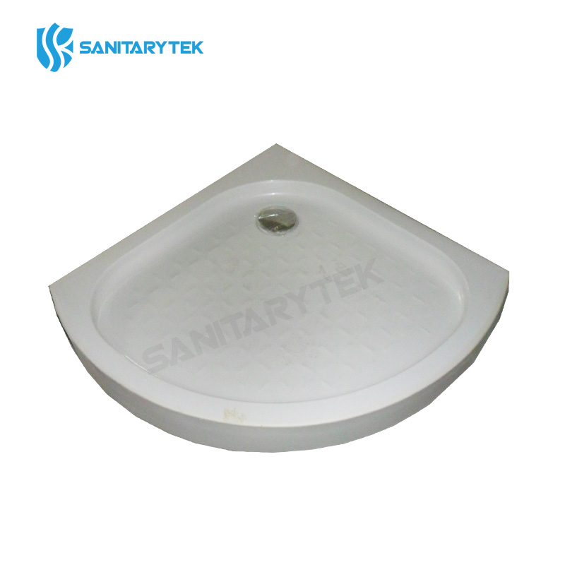Round-circular shower tray