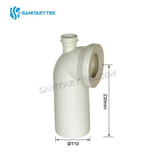 Wc Pan Connector With G6 4 Adapter Elbow 90 Degree
